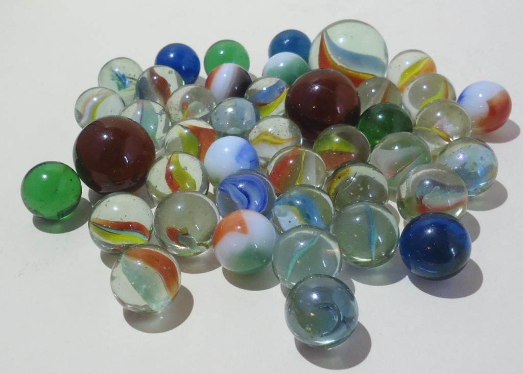 Bag Lot of Marbles