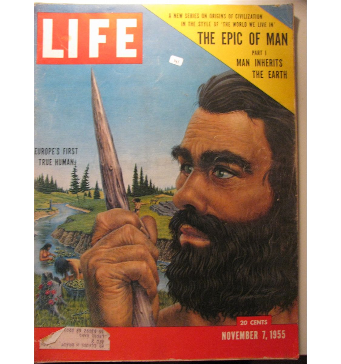 November 1955 Life Magazine; The Epic of Man