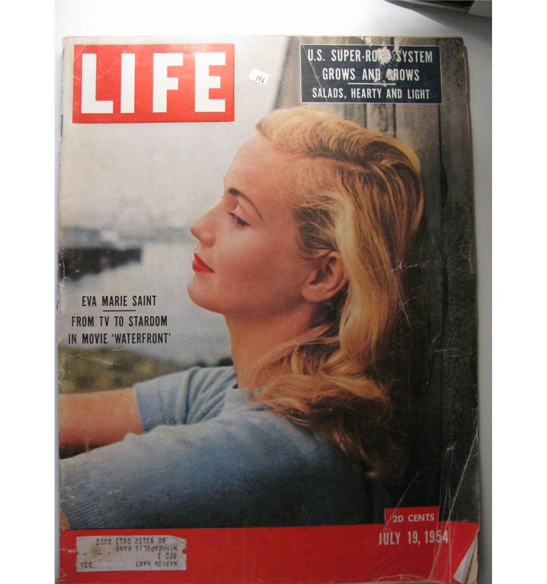 July 1954 Life Magazine; Cover EVA MARIE SAINT