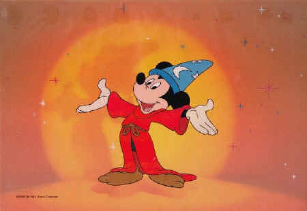 1988 Mickey Mouse Magazine: Sealed with Exclusive Disney Animation Art Cel