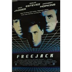 Freejack Vintage 1991 Movie Poster with Mick Jagger, Emilio Estevez ...