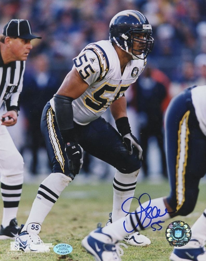 Junior Seau Signed 8x10 Photo (SOP COA)