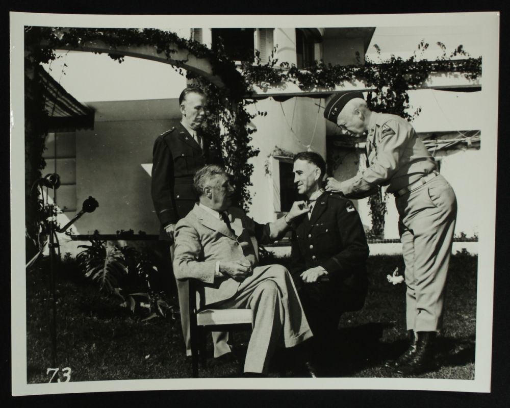 President Roosevelt With Major General George S. Patton, Jr 11x14 Photo ...