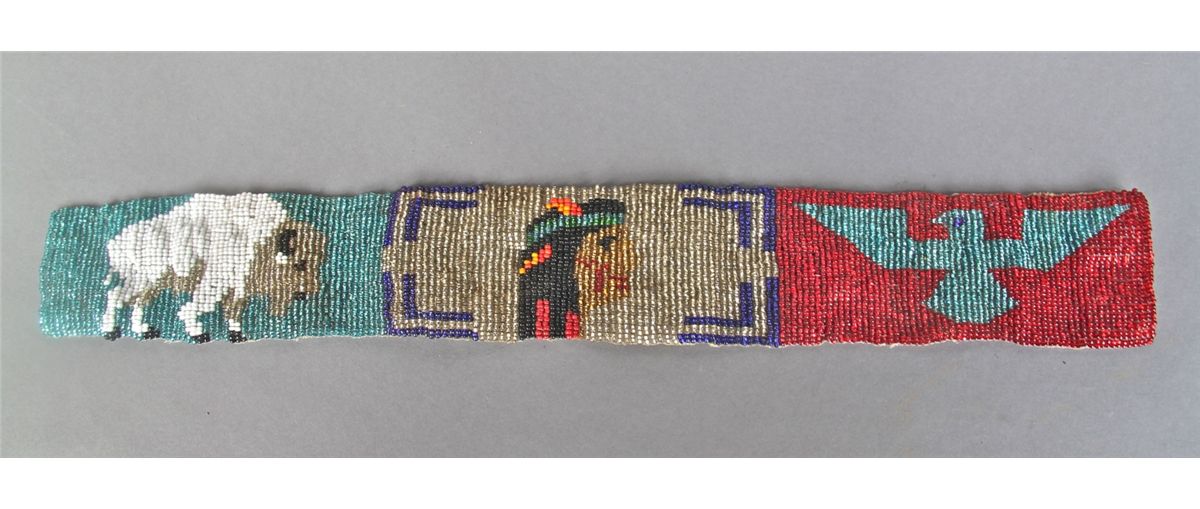Native American Indian Antique, Hand Beaded Sache