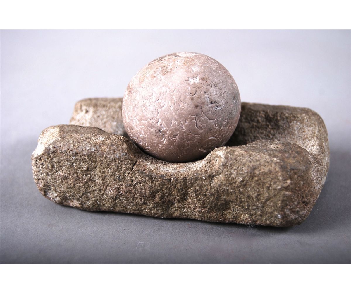 Native American Indian Artifact, Unusual Mano nad Metate, Old [H…