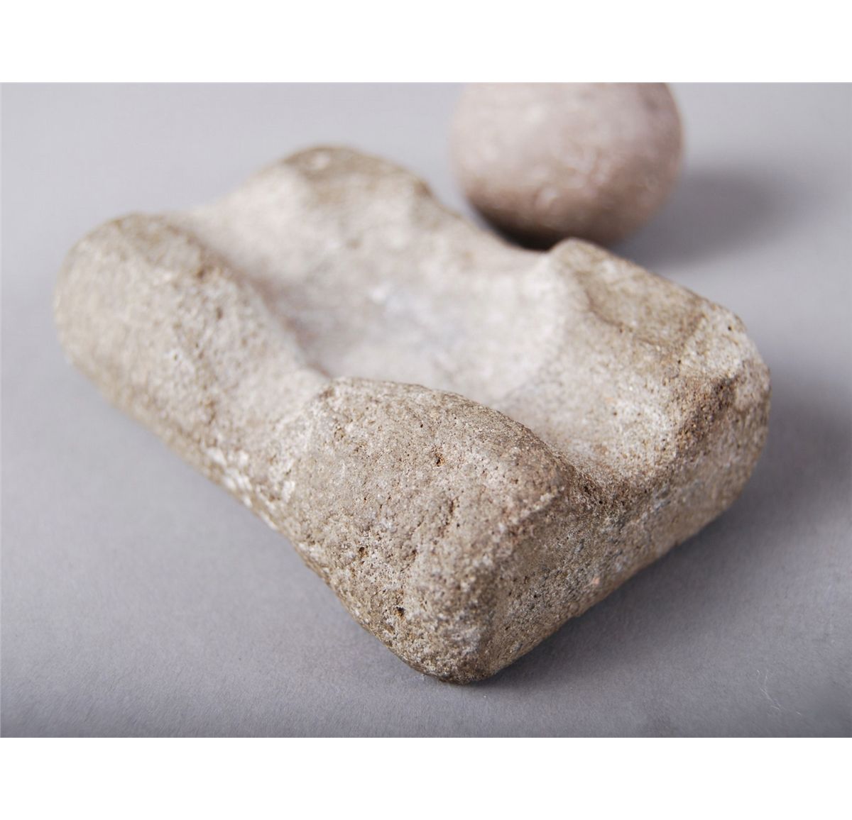 Native American Indian Artifact, Unusual Mano nad Metate, Old [H…