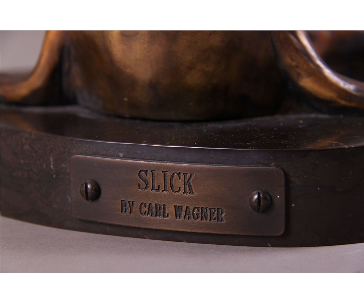 Carl Wagner, Bronze Seal, Signed "1988 35/100"