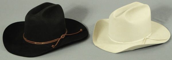 2 Texas Ranger Capt. Jack Dean's Cowboy Hats