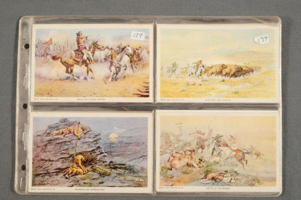 Collection of 95 Vintage Western Postcards