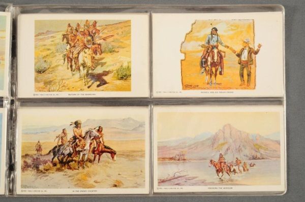 Collection of 95 Vintage Western Postcards