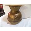 Brass Spittoon Pony Express 9" round H91/2" Chewing Tobacco