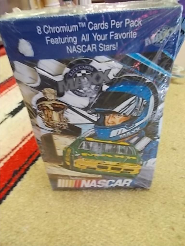JR Max Nascar unopened collectors cards 8 Chromium cards per pack ...