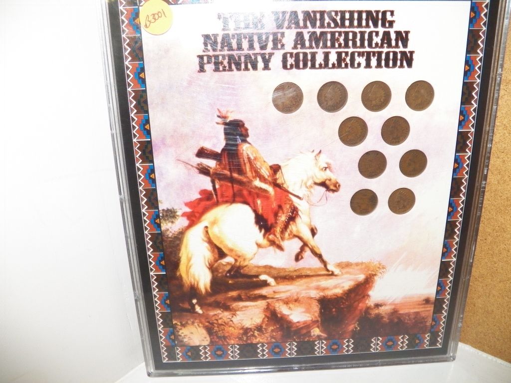 The Vanishing Native American Penny Collection Framed Indian Head ...