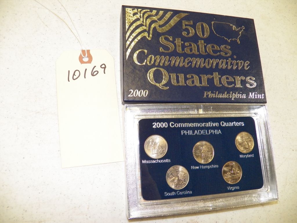2000 Quarters Commemorative Philadelphia 50 State Quarters ...
