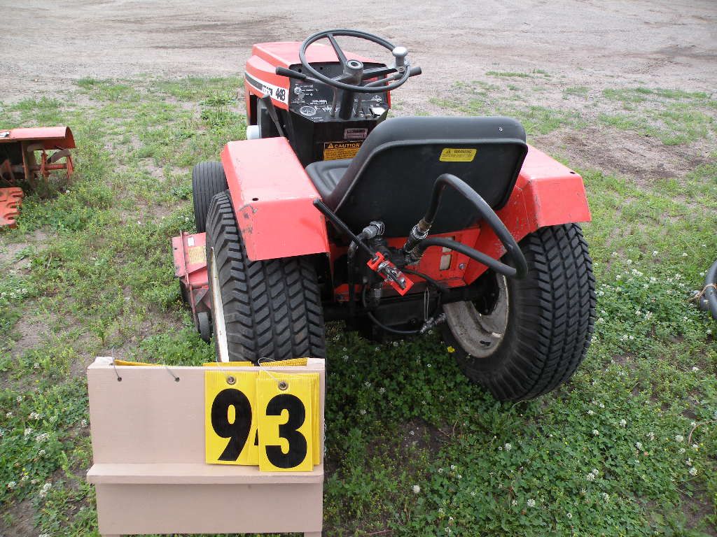 IR Case 448 Hydrive lawn tractor- Runs unable to verify vin
