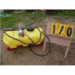 New Cycle Country 15 gallon spot sprayer w/12 volt pump