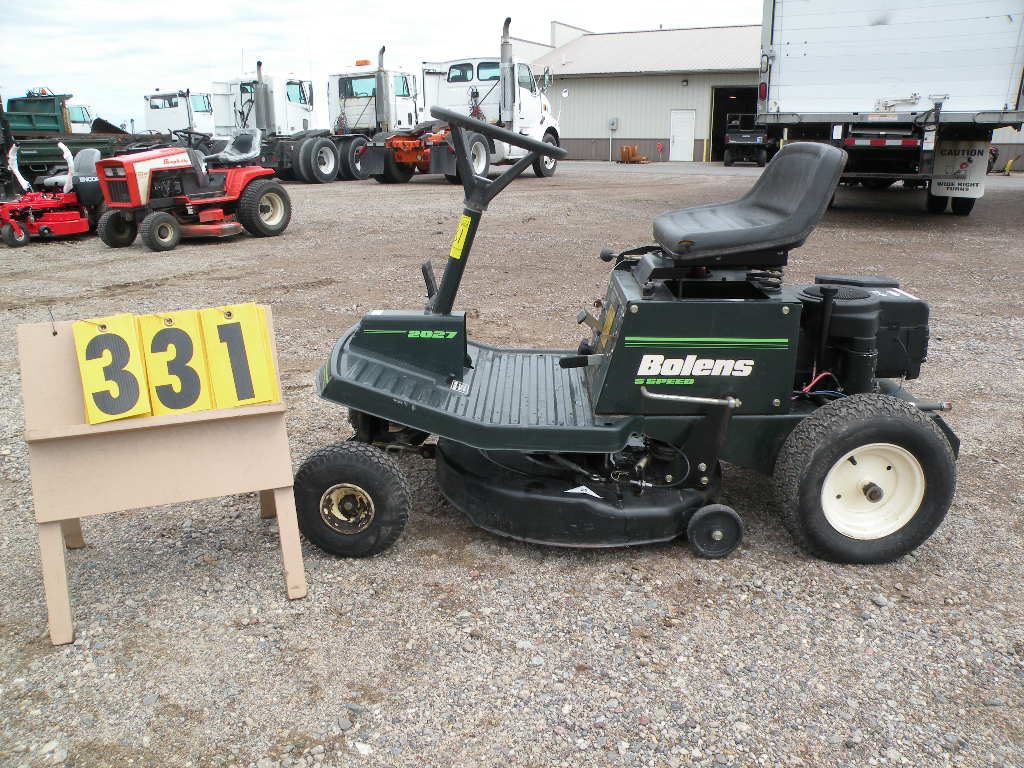 Bolens 2027 rear engine riding mower unable to verify vin
