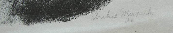 Archie Musick, Lithograph