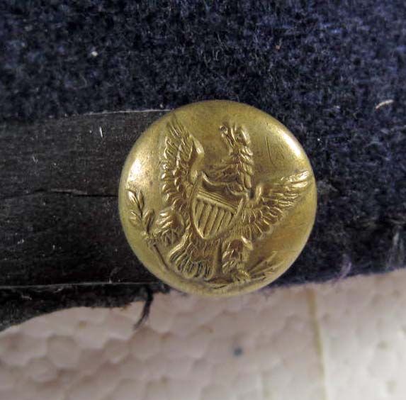 RARE US CIVIL WAR ERA UNION ARMY 7TH CAVALRY EM KEPI CAP