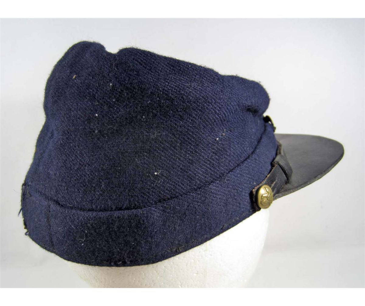 RARE US CIVIL WAR ERA UNION ARMY 7TH CAVALRY EM KEPI CAP