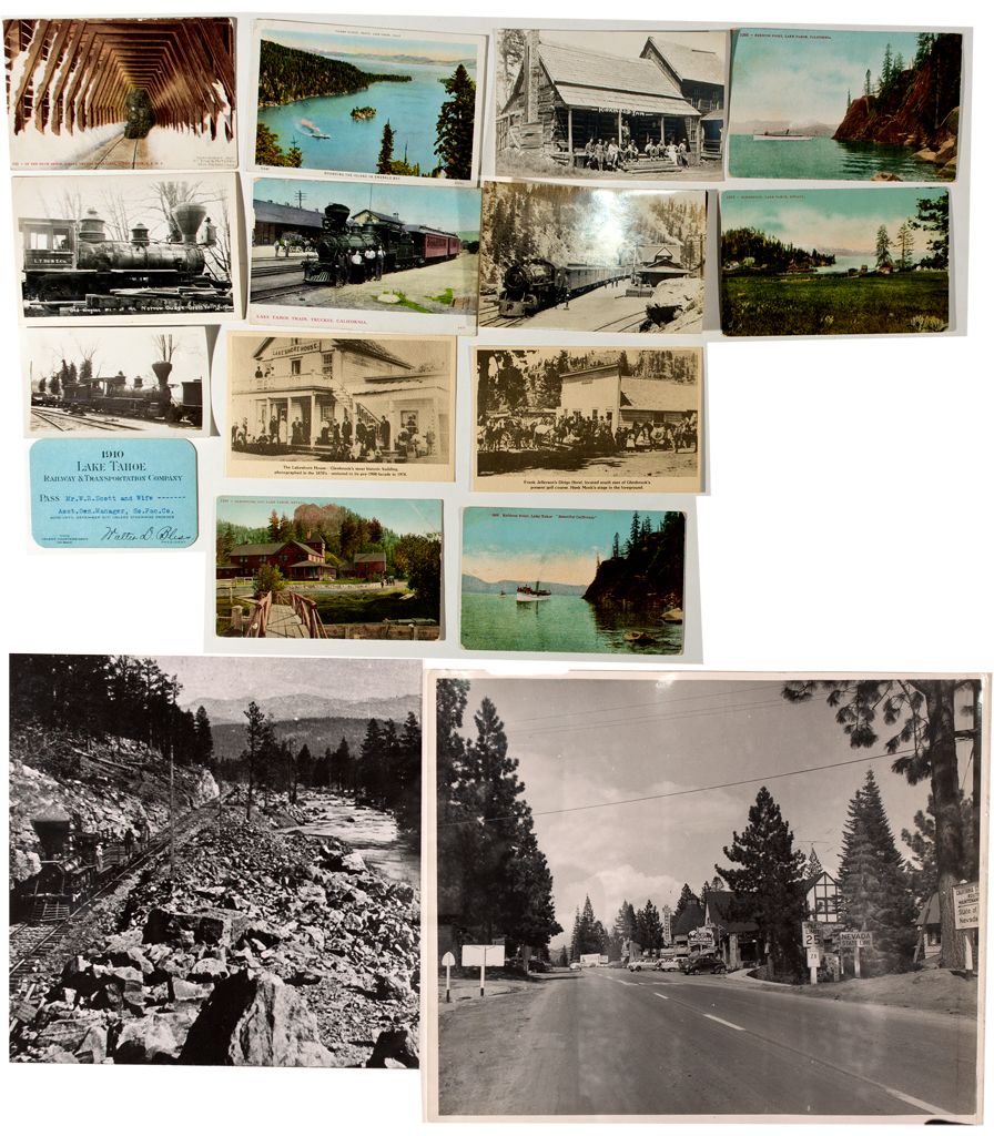 Lake Tahoe Railway Photos NV - Stateline,Douglas County - 1867 ...