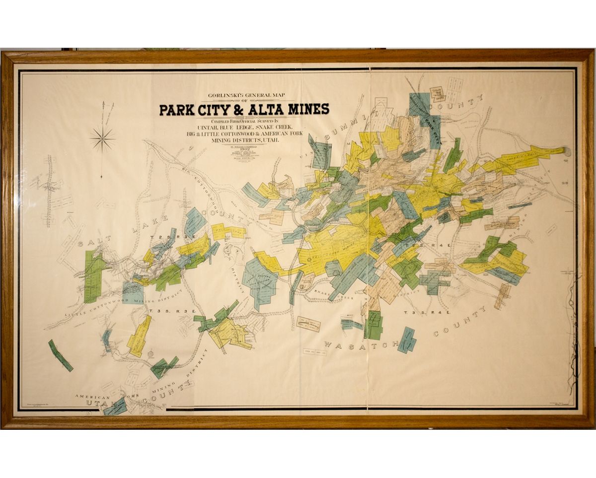 Gorlinski Utah Mine Map UT - Park City,Summit County - 1902 - 2012aug ...