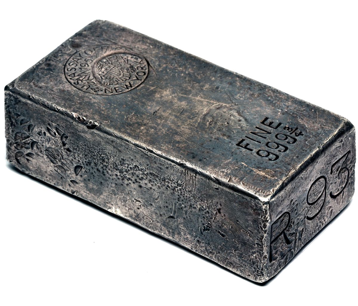 New York Assay Office Silver Ingot NY - New York,1957 - 2012aug ...