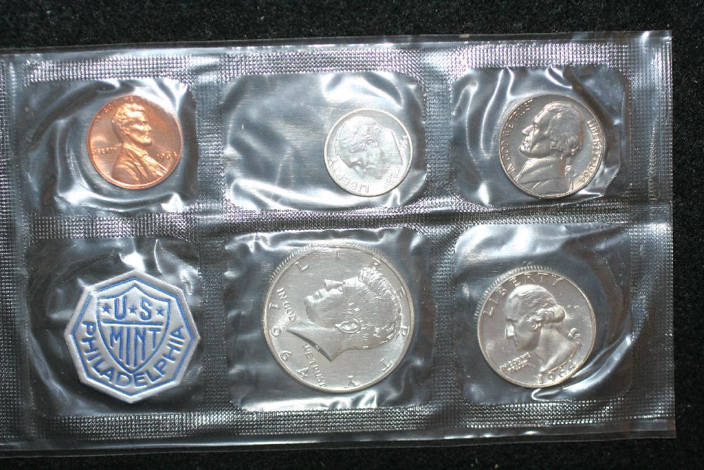 1964-P US Mint Coin Set; UNC