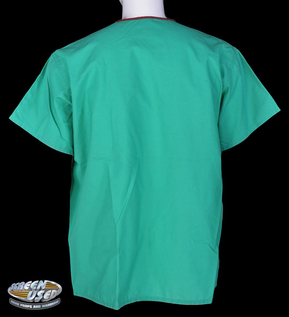 John Stamos "Dr. Tony Gates" medical scrubs shirt from ER