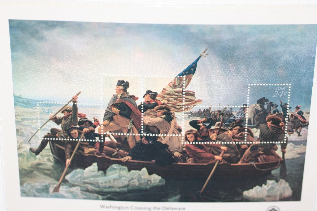 1976 Patriot Victories-Washington Crossing The Delaware Postal Stamp ...