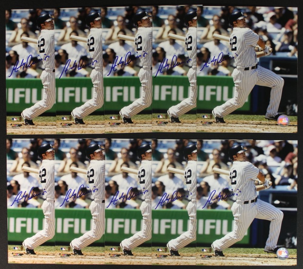 Lot of (10) Andy Phillips Signed Yankees 8x10 Photos (PA LOA)