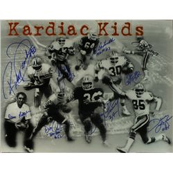 1980 Cleveland Browns Team-Signed 20x16 Photo Signed by (9): "Kardiac ...