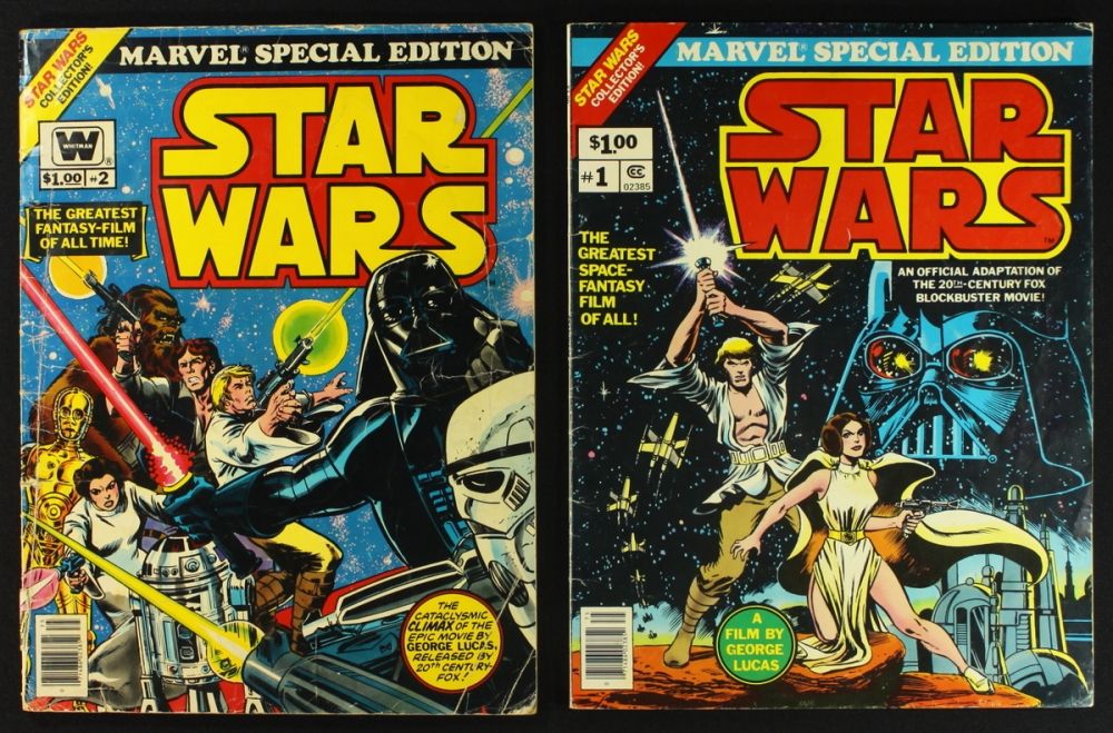 Lot of (2) Marvel Special Edition Star Wars Jumbo Comic Books With ...