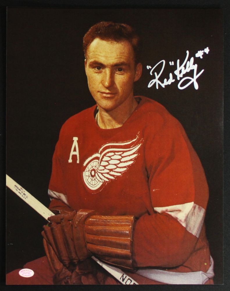Red Kelly Signed Red Wings 11x14 Photo (SOP COA)