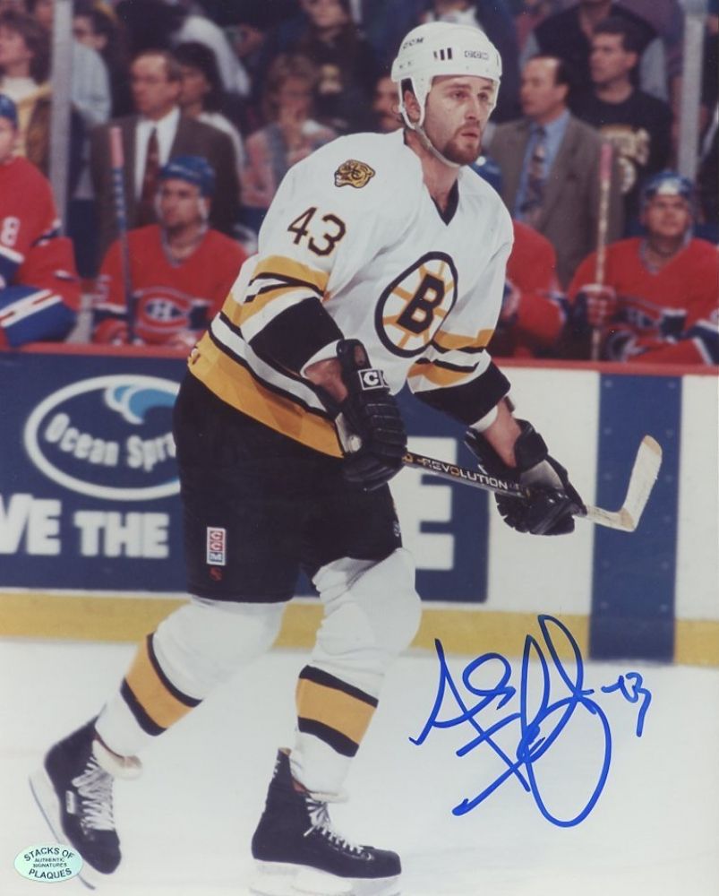 Al Iafrate Signed Bruins 8x10 Photo (SOP COA)
