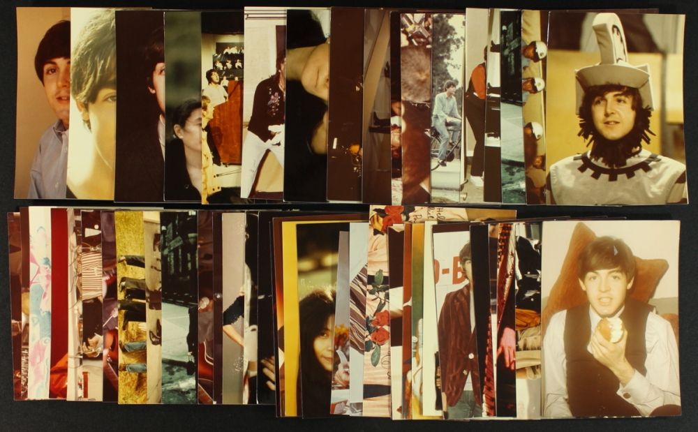 Lot of (53) Vintage Beatles Color Photos From Original Negatives