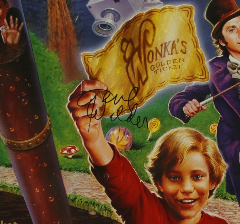 Gene Wilder Signed "Willy Wonka & The Chocolate Factory" 27x40 Movie Poster (JSA COA)