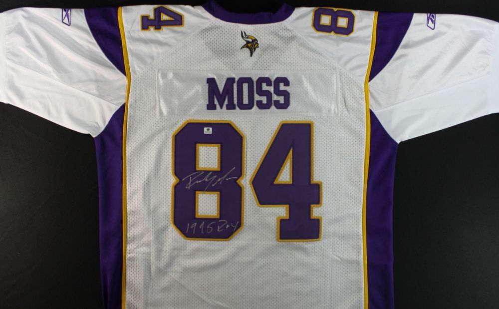 Randy Moss Signed Vikings Jersey: Inscribed "1998 ROY" (GA COA)