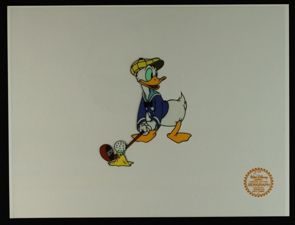 Donald Duck Limited Edition Walt Disney Animation Serigraph Cel ...