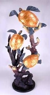 Sea Turtles Seascape Bronze Sculpture