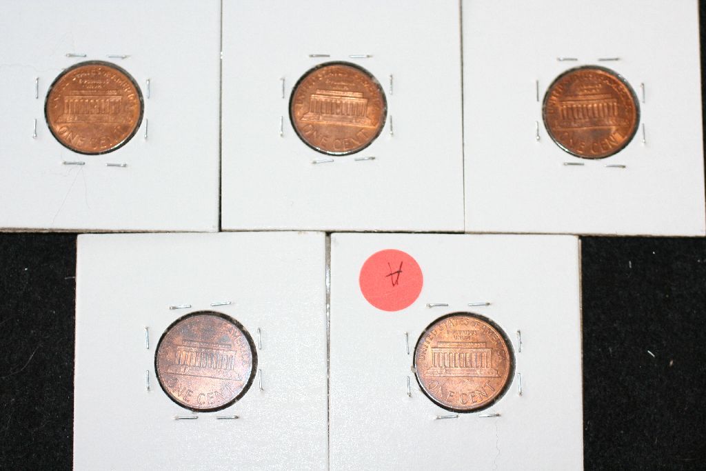 1975 Lincoln State Penny W/Imprint of Various States on Front; Colorado ...