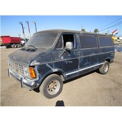1984 Dodge Ram Utility Cargo Van