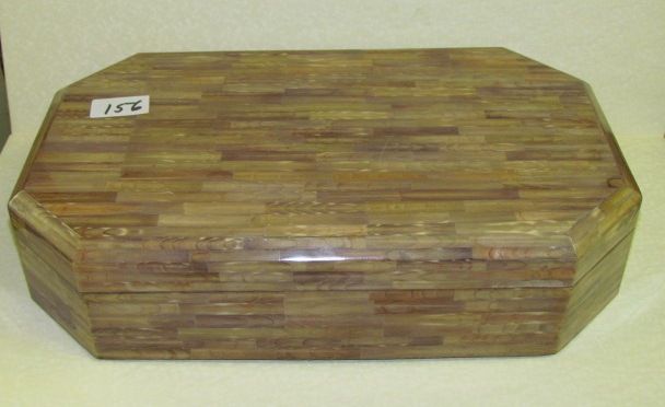 Interesting Decorated letter Box 4' tall x 15 " long