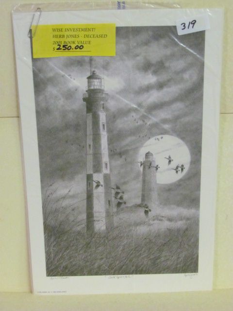 Artist Proof - Herb Jones print - entitled " Cape Henry #2" 1982 ...