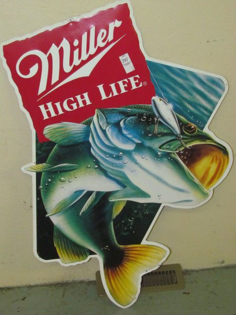 Miller High Life Tin Sign 36" x 27"