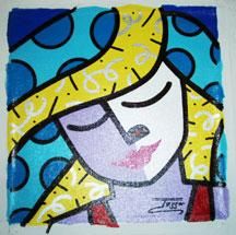 Jozza Original Pop Art Painting Woman