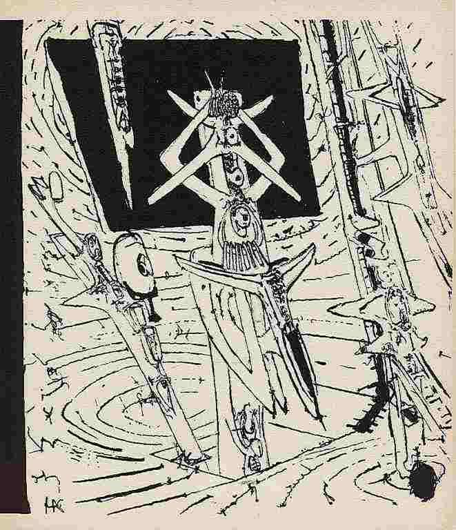 Sebastian Matta Original Lithograph, 1947