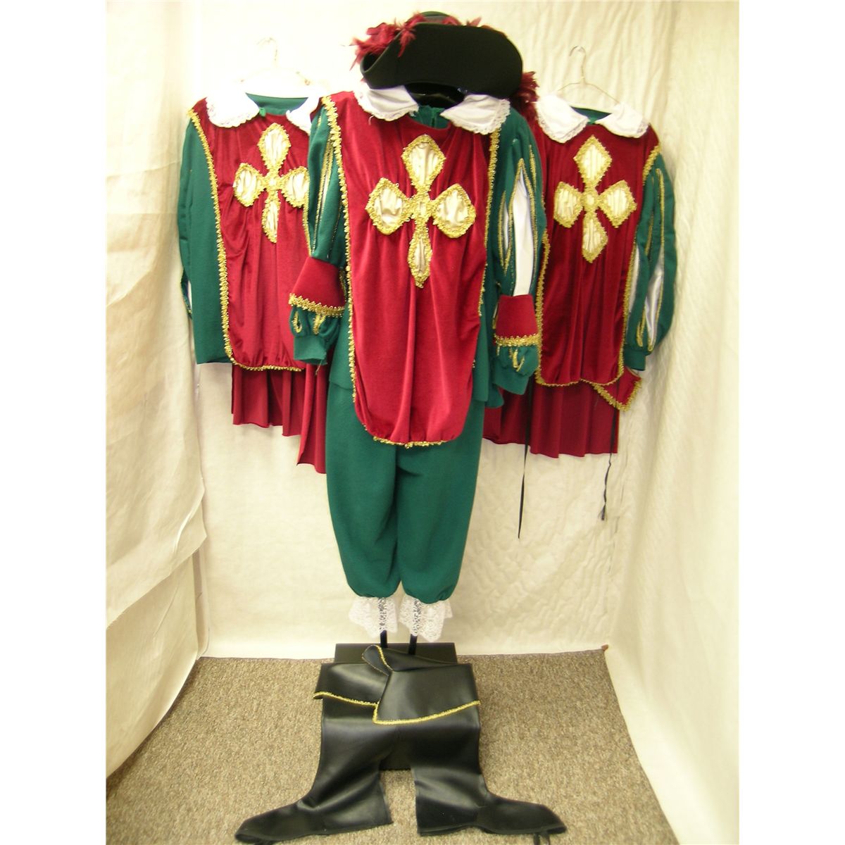 Three Musketeers Costumes from "Honk"/"Toyland"