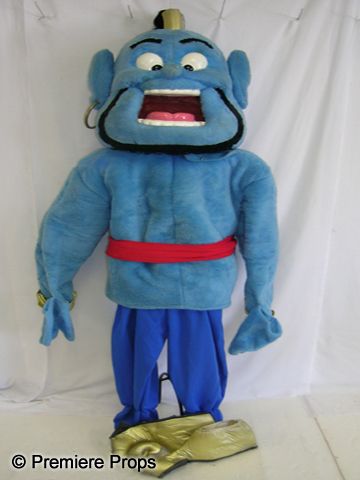 Blue Genie Mascot Costume