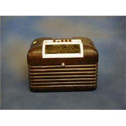 A Bush Bakelite cased radio...